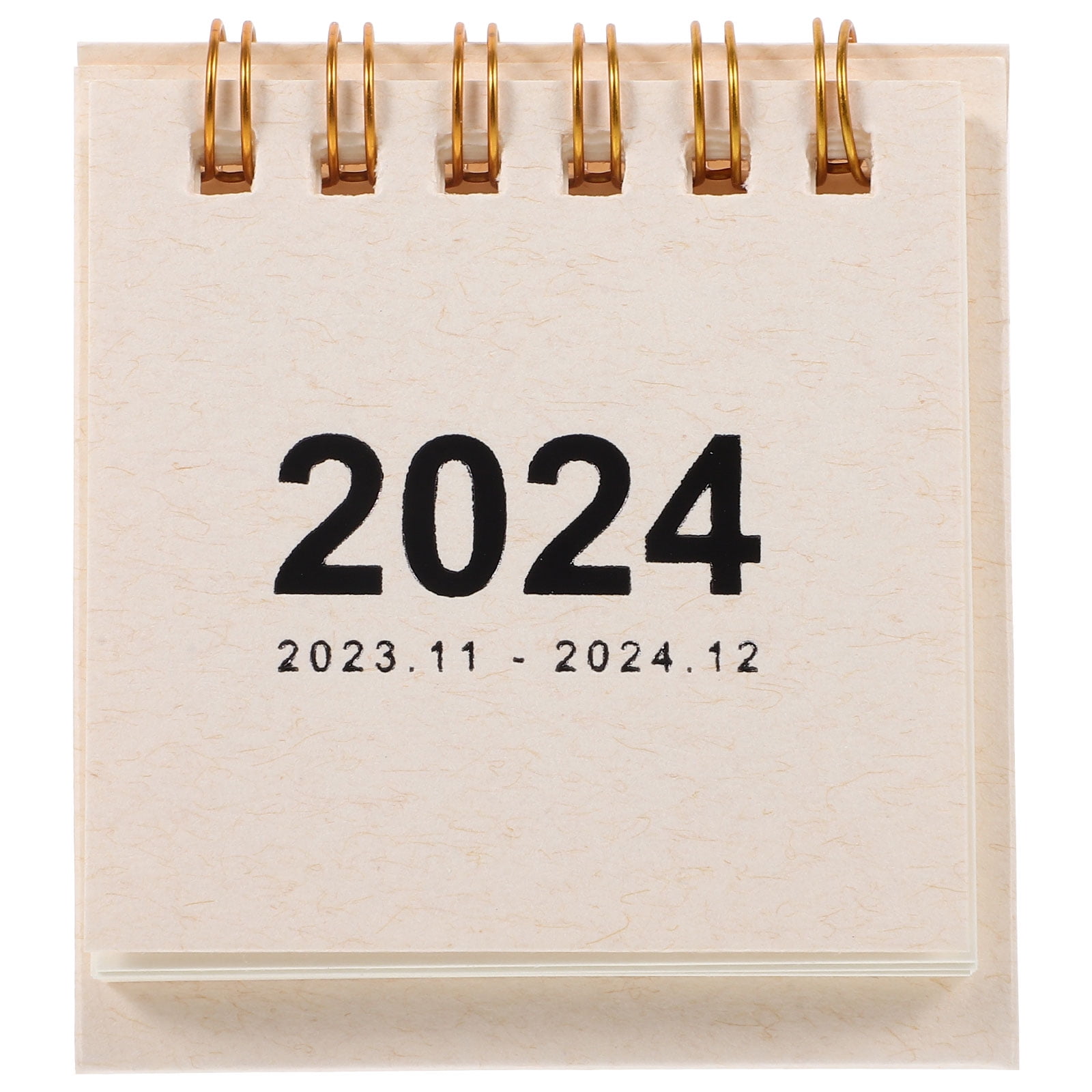 KEWENN desktop calendar,2.36X2.36X1.38Inches,Desktop Paper Calendar ...