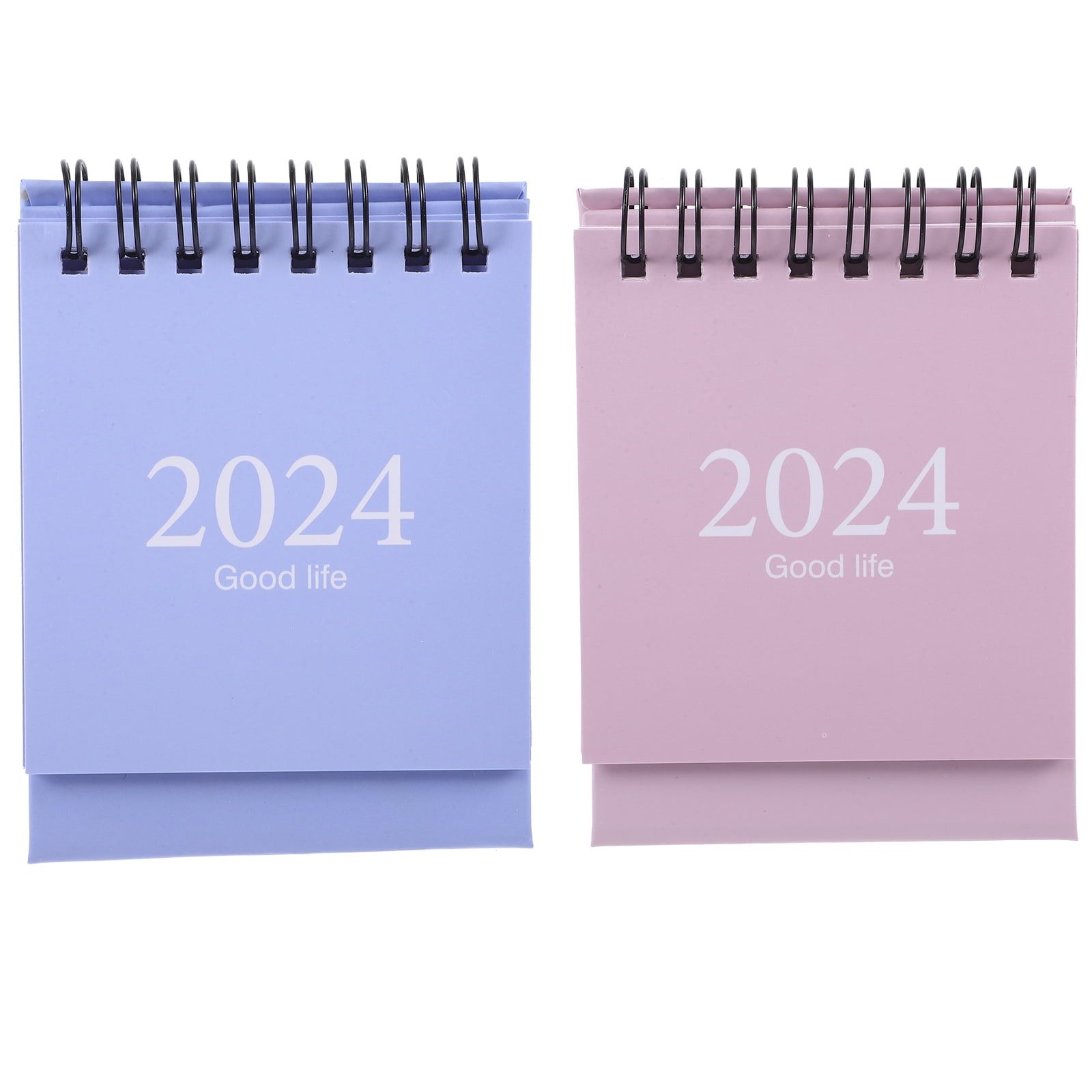 KEWENN desktop calendar 2024,3.94X2.95X2.36Inches, 2Pcs Mini Desk ...