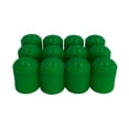 KEX Pack of 12 Green Valve Stem Caps, Inner Seals, Nitrogen Filled ...