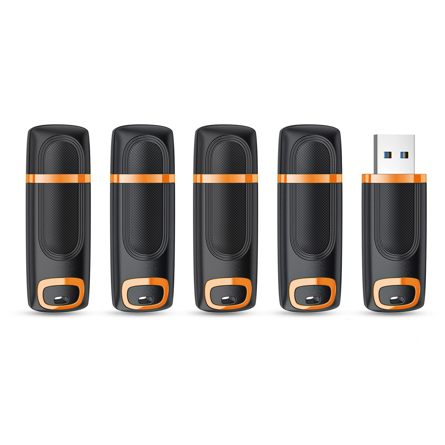 KEXIN 5-Pack 32GB USB 3.0 Flash Drive with LED Light, Lanyard Hole ...
