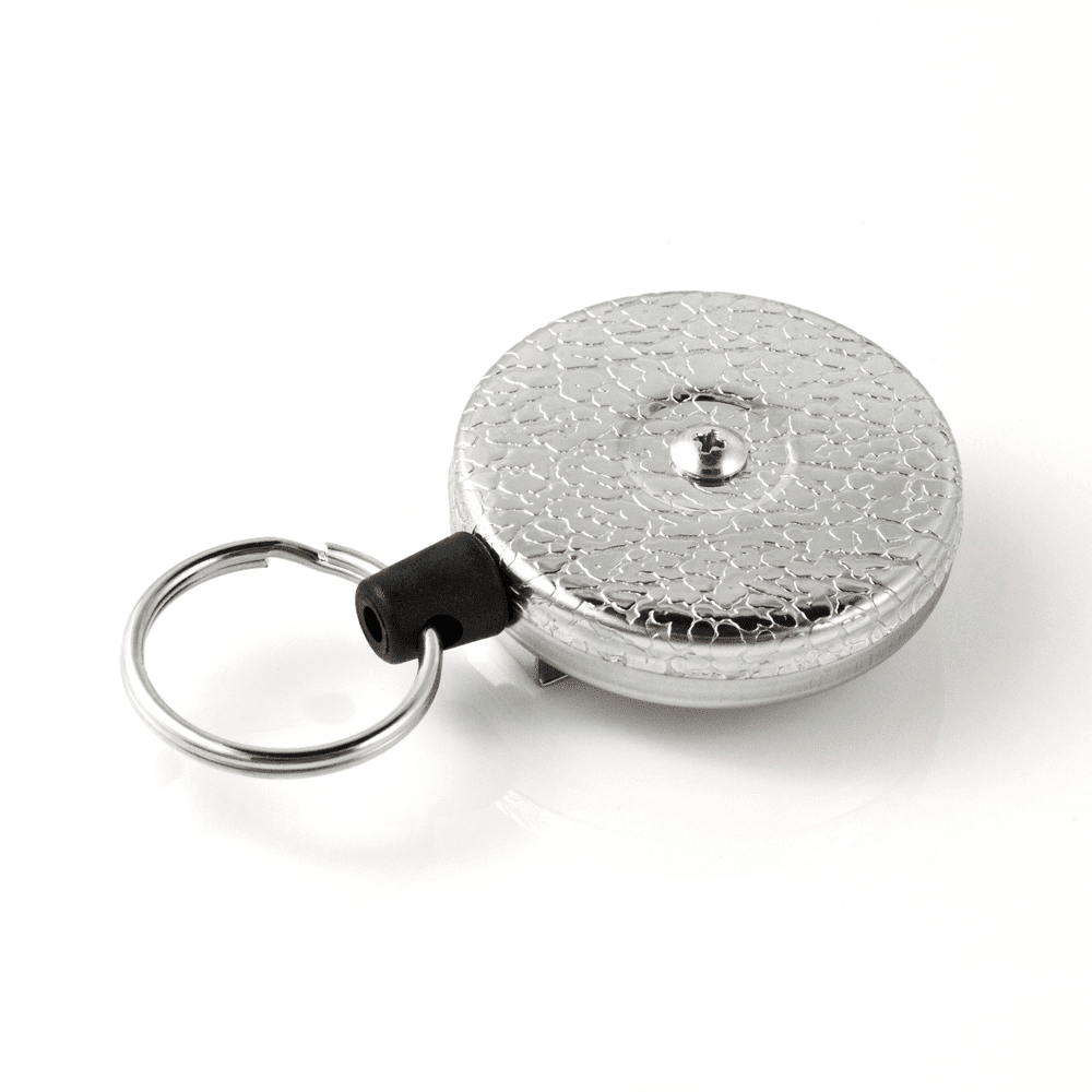 KEY-BAK Original SD Retractable Key Holder, 36" Kevlar Cord, Chrome ...