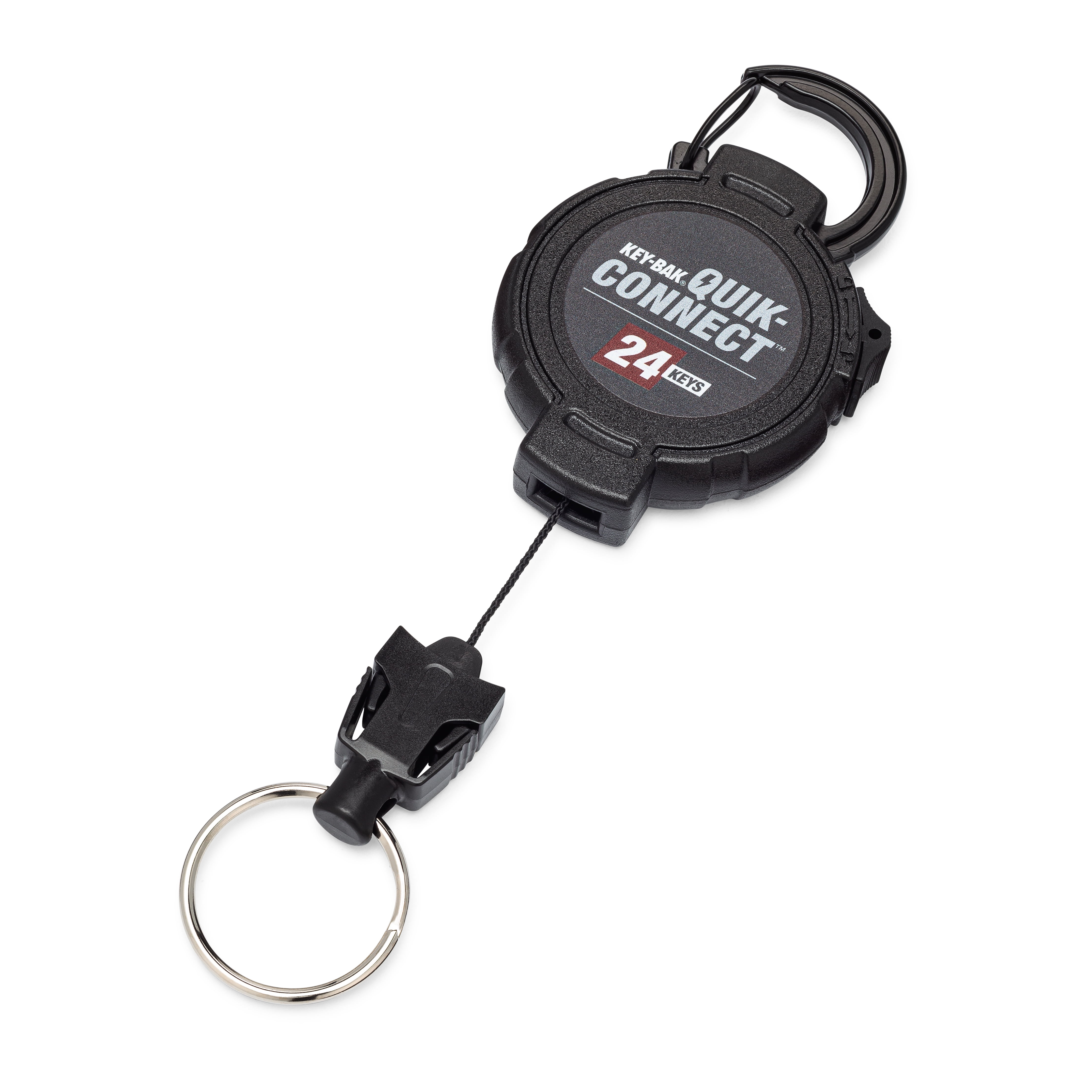 KEY-BAK Quik-Connect Key Management Removable and Retractable Keychain ...