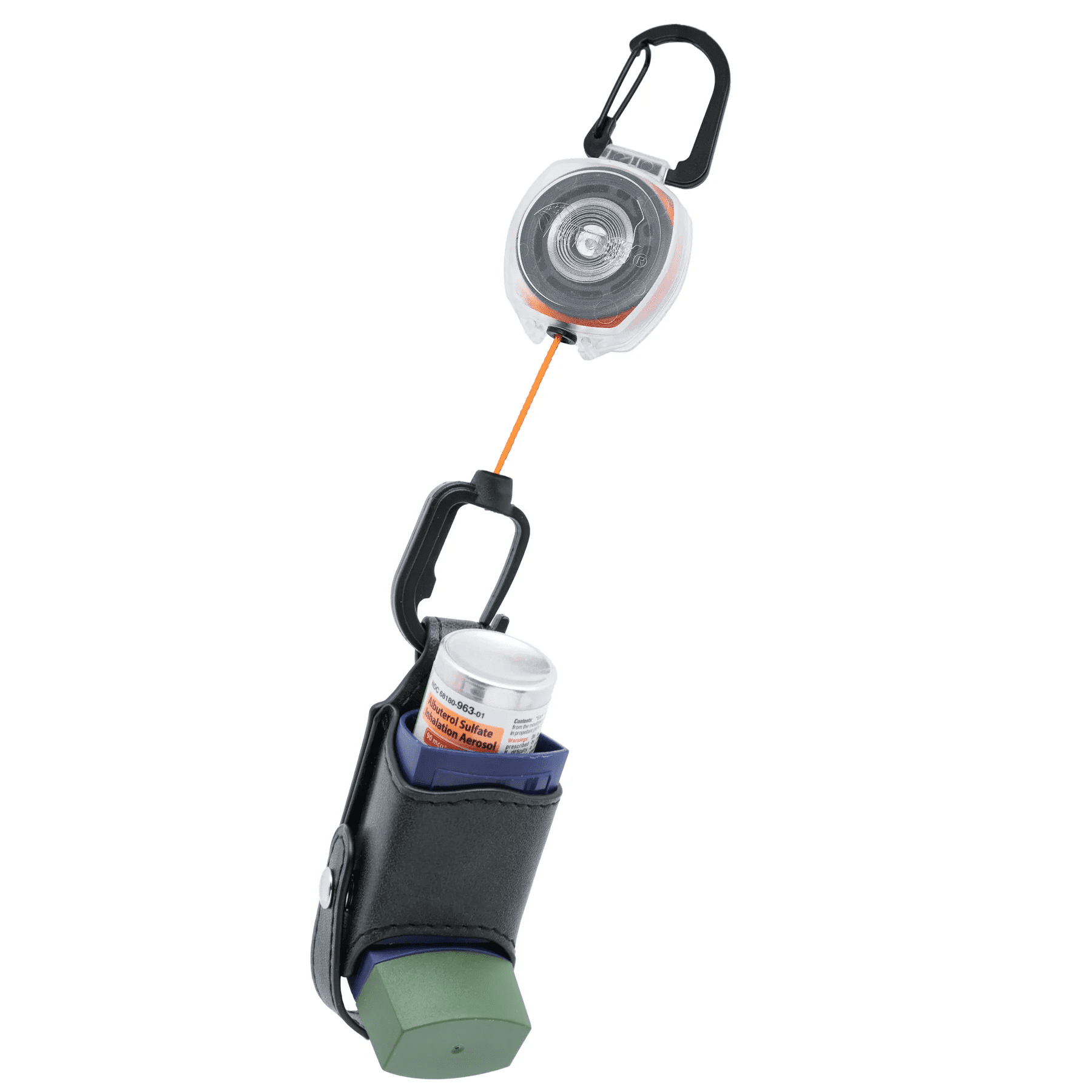 KEY-BAK Retractor for Your Inhaler Case with 24" Cord for Adults & Kids ...