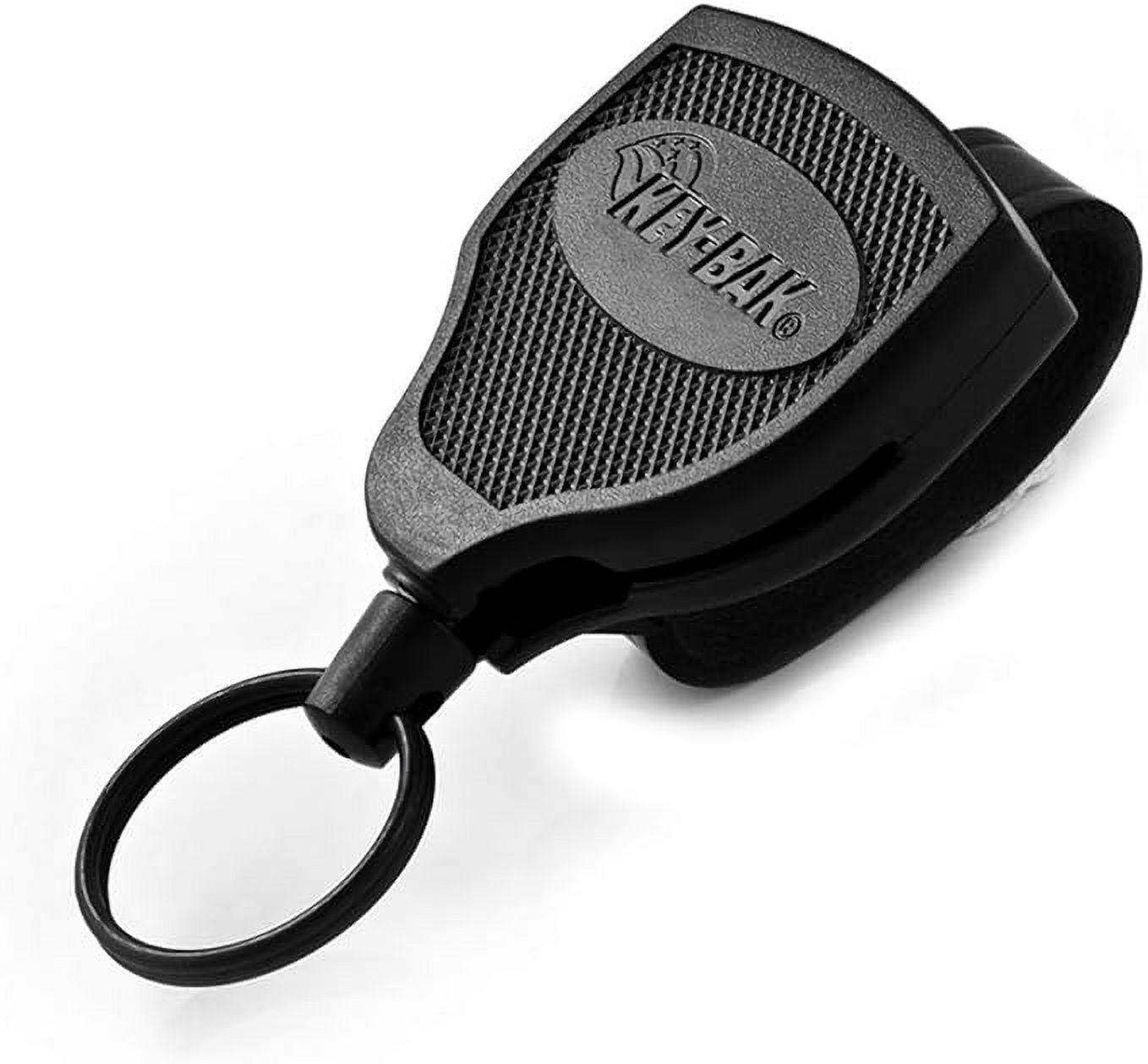 KEY-BAK SUPER48 Locking Retractable Keychain, Durable Polycarbonate ...