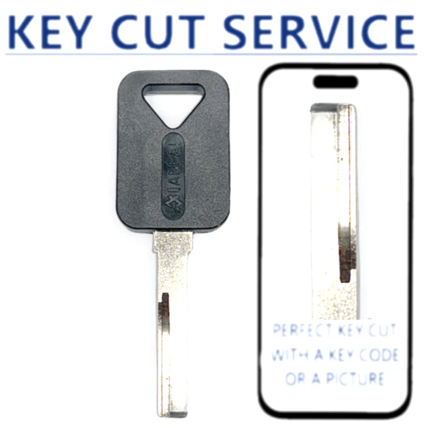 KEY CUT SERVICE + HU56 Volvo Semi Trucks Key Blank S60HF-P HU56RP VL ...