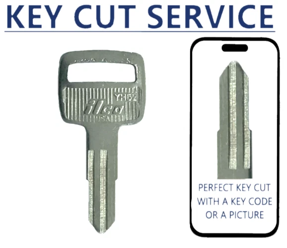 KEY CUT SERVICE + Yamaha Various Models Boats YH52 YAMA34D Key Blank ...
