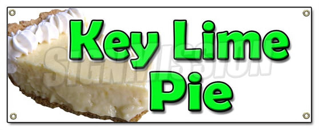 KEY LIME PIE BANNER SIGN bakery key limes eggs sweets pie graham ...