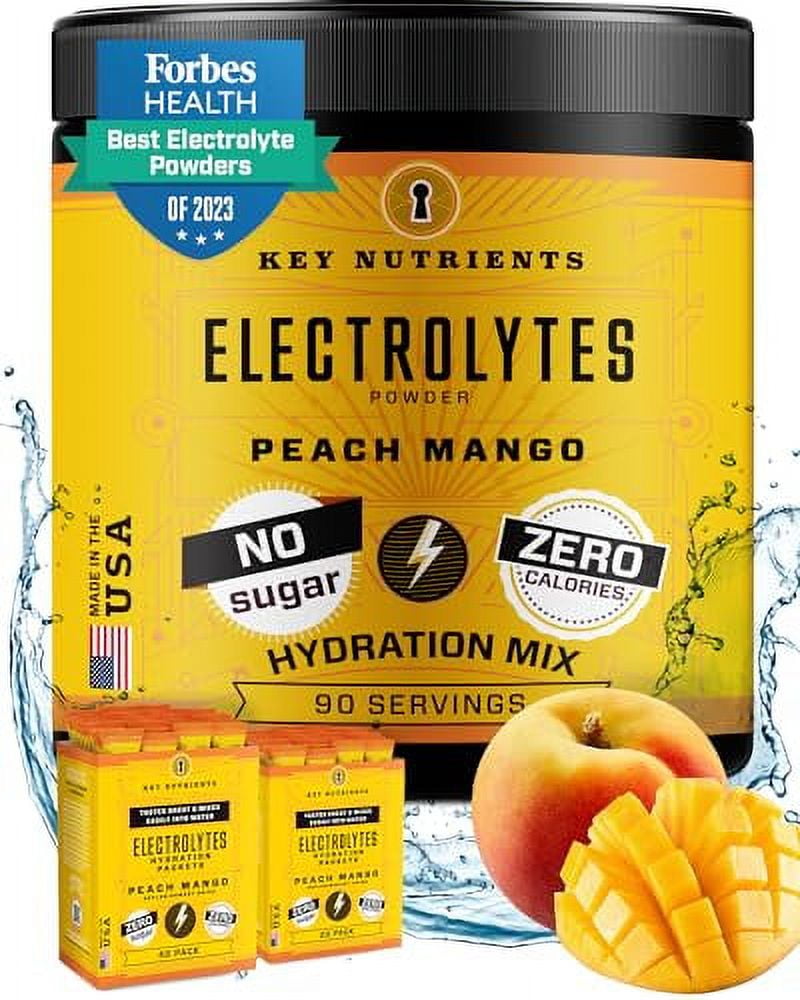 KEY NUTRIENTS Multivitamin Electrolytes Powder No Sugar - Tropical ...