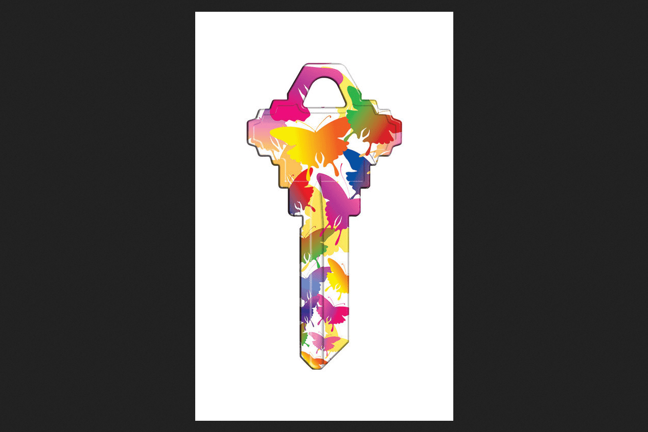 Hy-Ko Cylinder Single Sided Key Blank, 3 in L x 2-1/2 in W x 3/4 in D ...