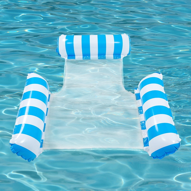 KEYAHAPPY Inflatable Pool Floats for Adults, 4-in-1 Pool Hammock with 3 ...