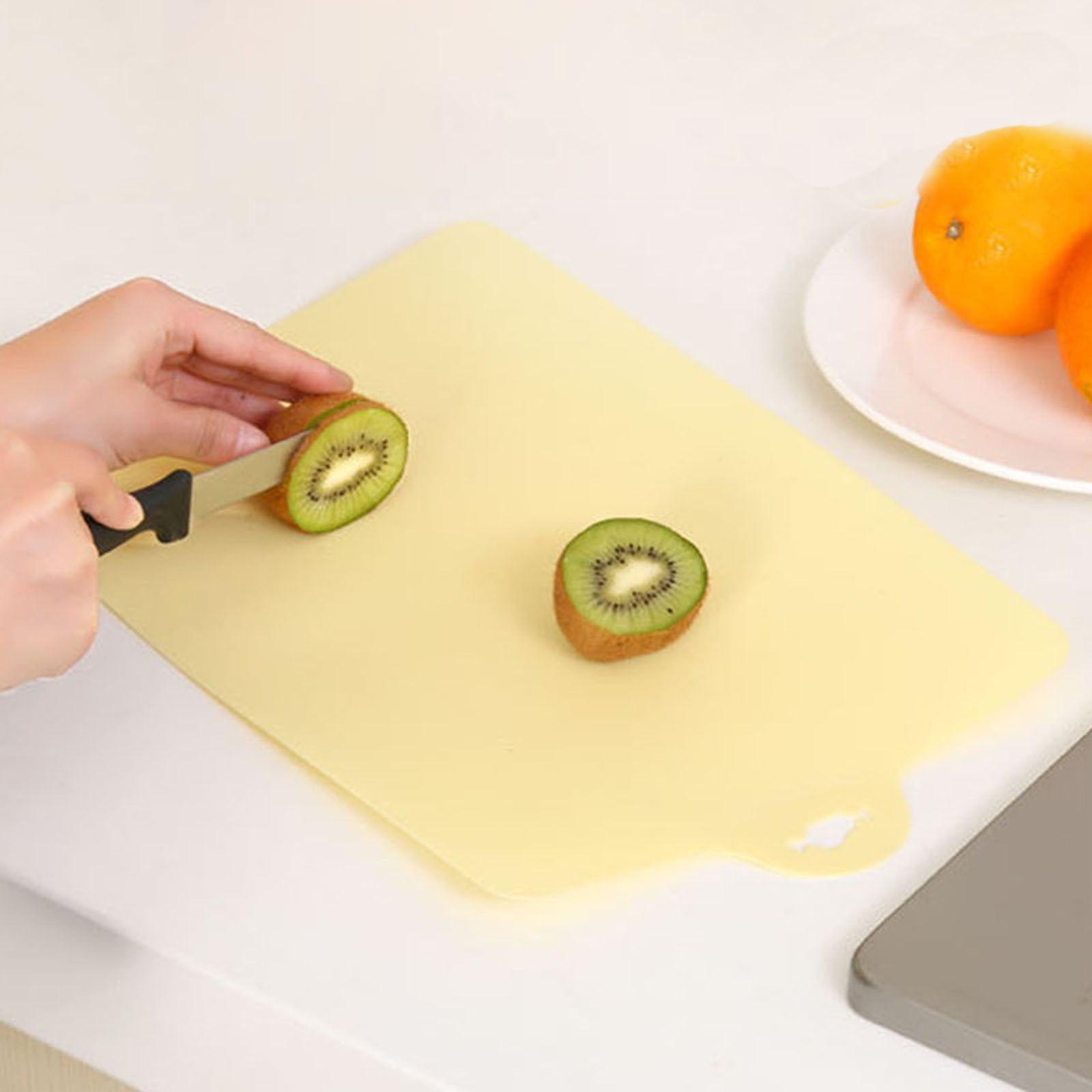 KEYBANG Super Thick Flexible Cutting Board For Kitchen Color Cutting ...