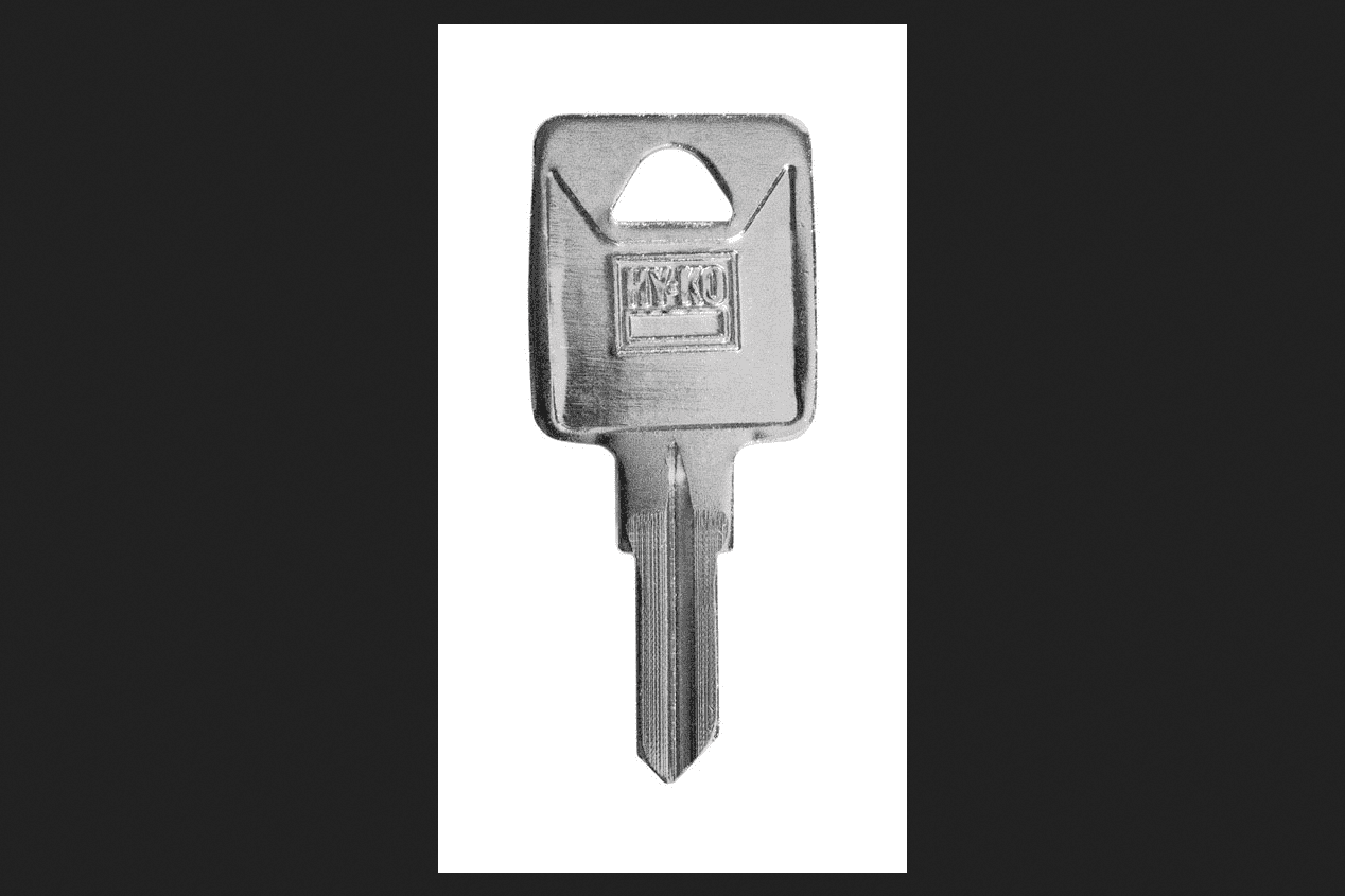 HY-KO 11010TM17 Key Blank, Brass, Nickel-Plated, For Trimark TM17 Locks ...