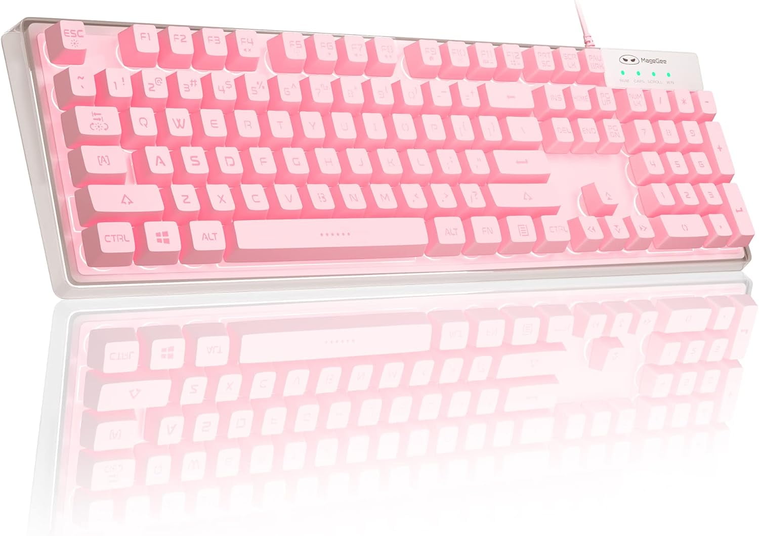 KEYS GAMING KEYBOARD: The MageGee K1 LED keyboard is a standard full ...