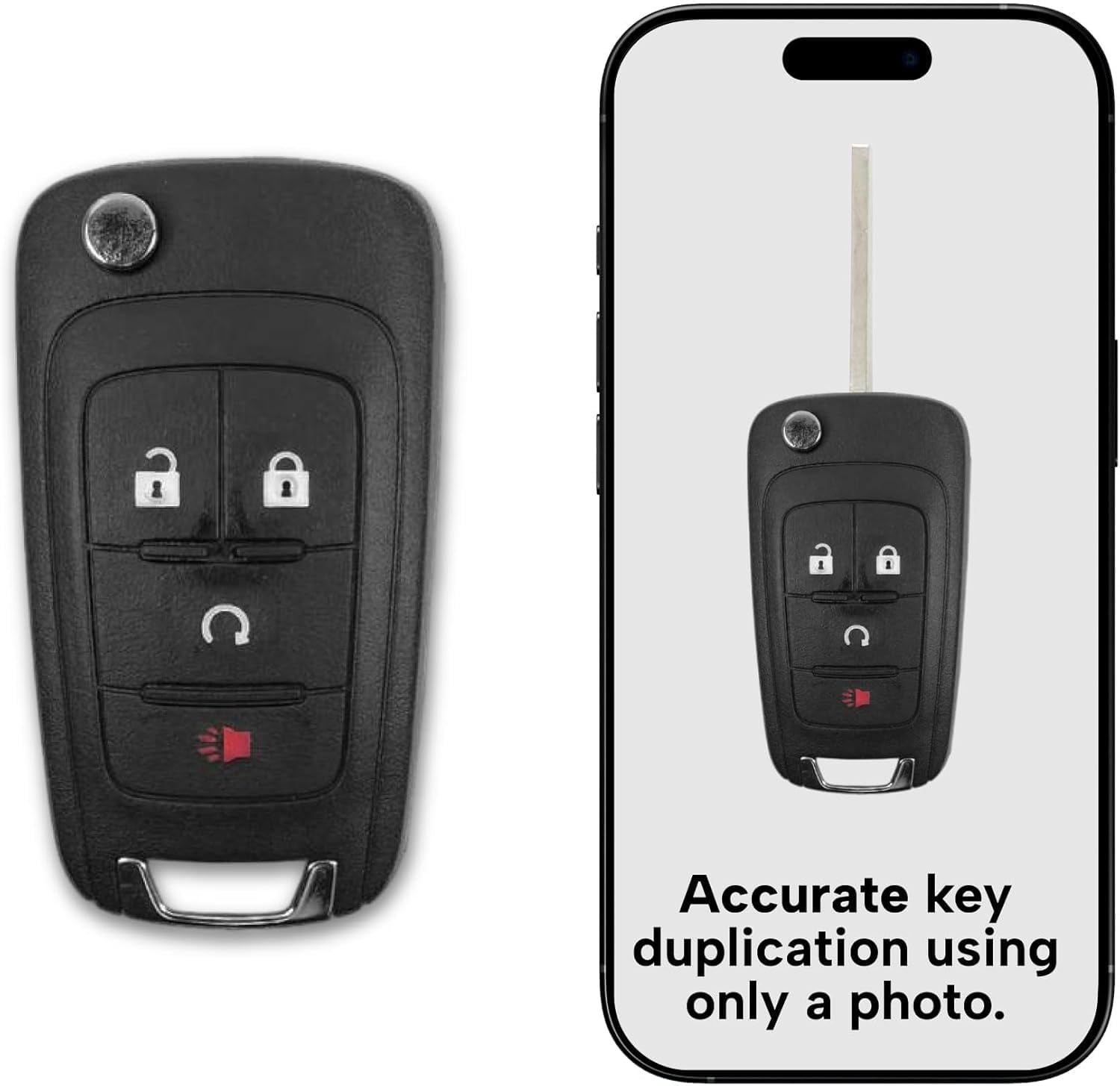KEYS4LESS Replacement Honda Odyssey Key Fob – 6 Button Remote Head Key ...