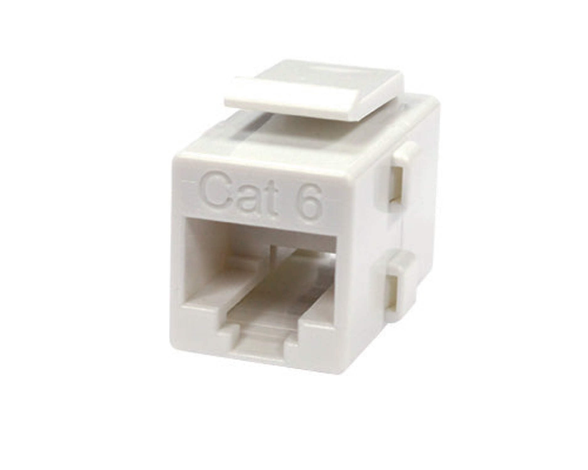 Steren Cat6 Keystone Coupler RJ45 White: Networking - Walmart.com