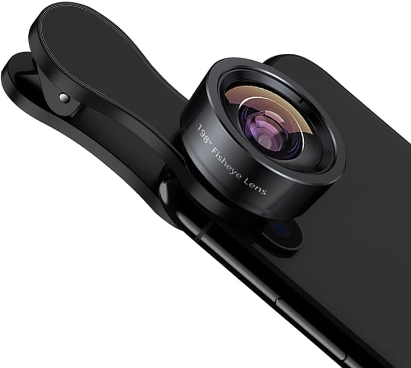 KEYWING Fisheye Lens 198 ° Fish Eye Phone Camera Lens Kit for iPhone ...