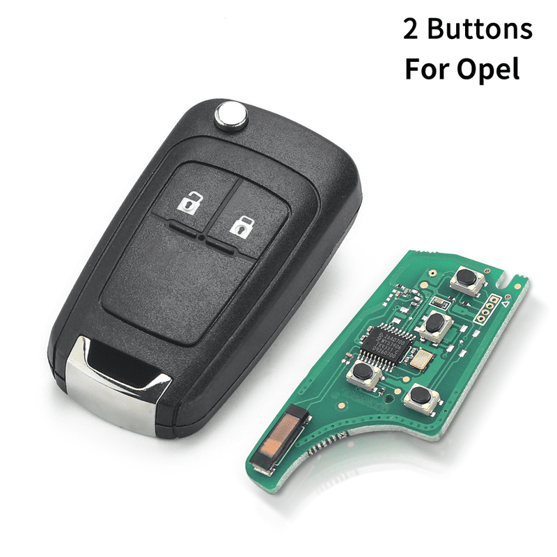 KEYYOU 2/3/4/5 Buttons Car Remote Key DIY for OPEL/VAUXHALL Astra J ...
