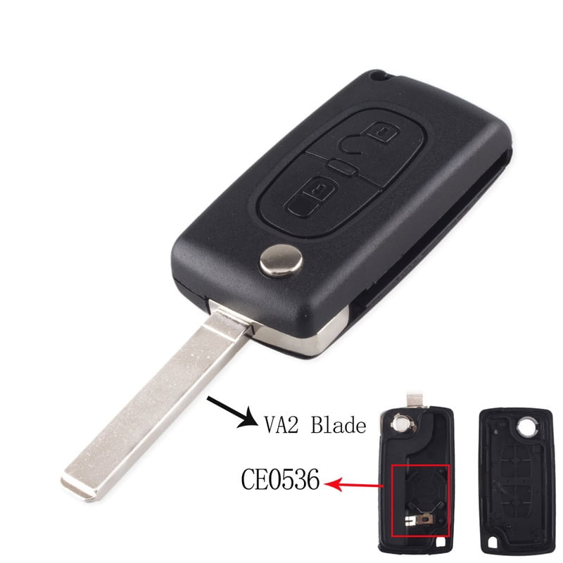 KEYYOU 2/3/4 Buttons Car Remote Key Case For Peugeot 207 307 308 407 ...