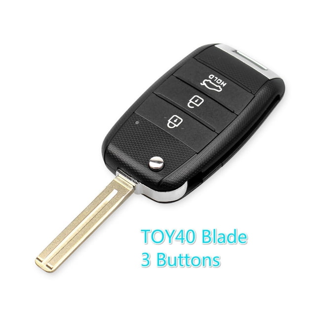 KEYYOU 3/4 Buttons Car Key For KIA K2 K3 K5 Rio Sorento Carens Cerato ...
