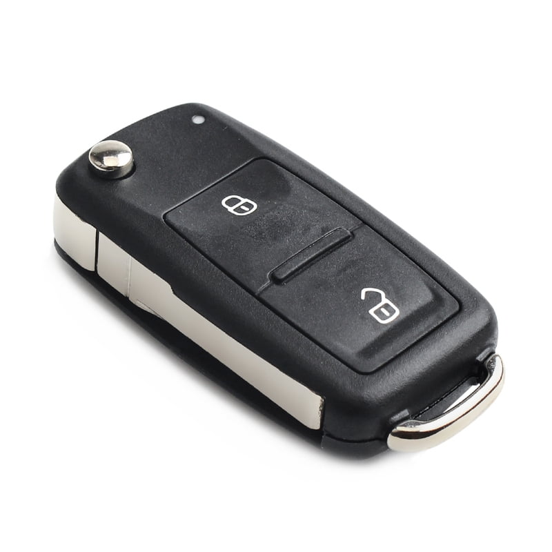 KEYYOU 3 Button Flip Fob Remote Folding Key Shell for VW VOLKSWAGEN ...