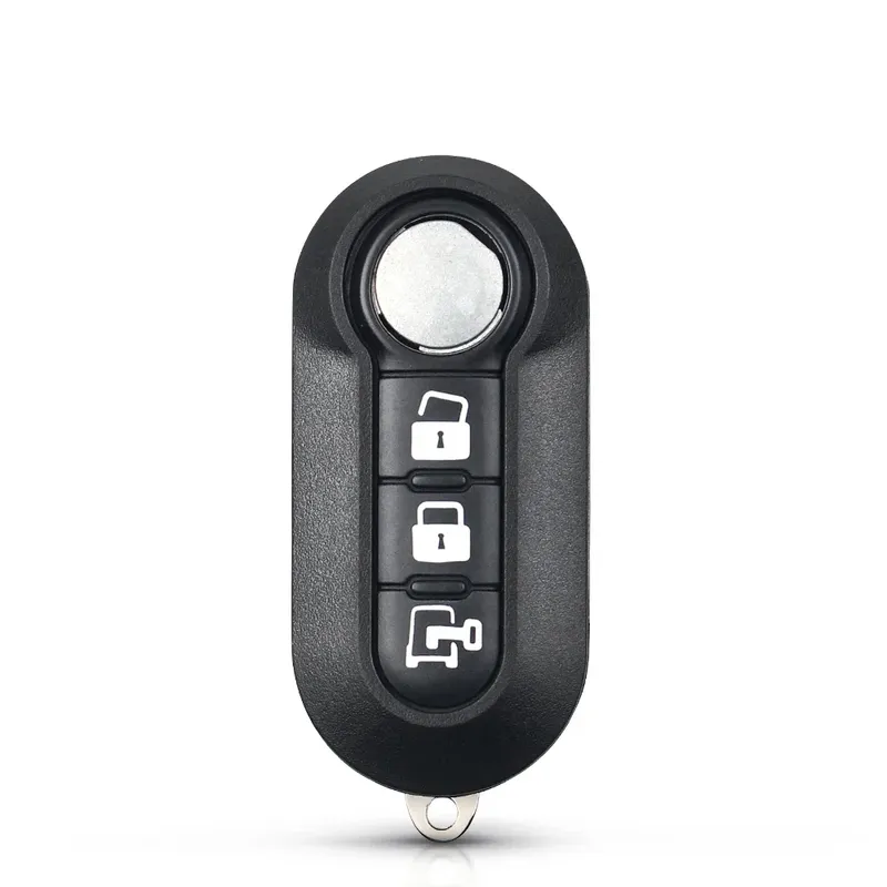 KEYYOU 3 Buttons Flip Remote Key For Fiat 500 Panda Punto Bravo Ducato ...