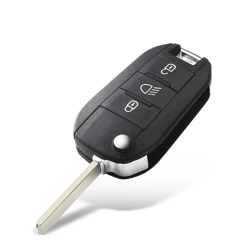 KEYYOU Remote Car key Flip HU83 VA2 For Peugeot 508 208 2008 308 3008 ...