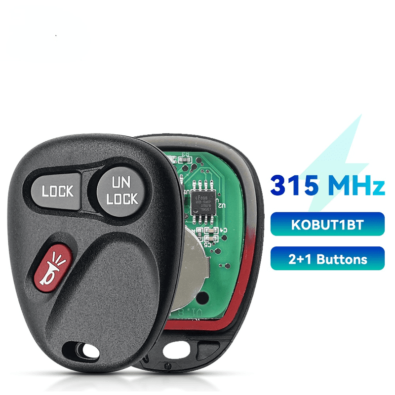 KEYYOU Remote Key 315Mhz KOBUT1BT For Chevy Astro Blazer S10 Silverado ...