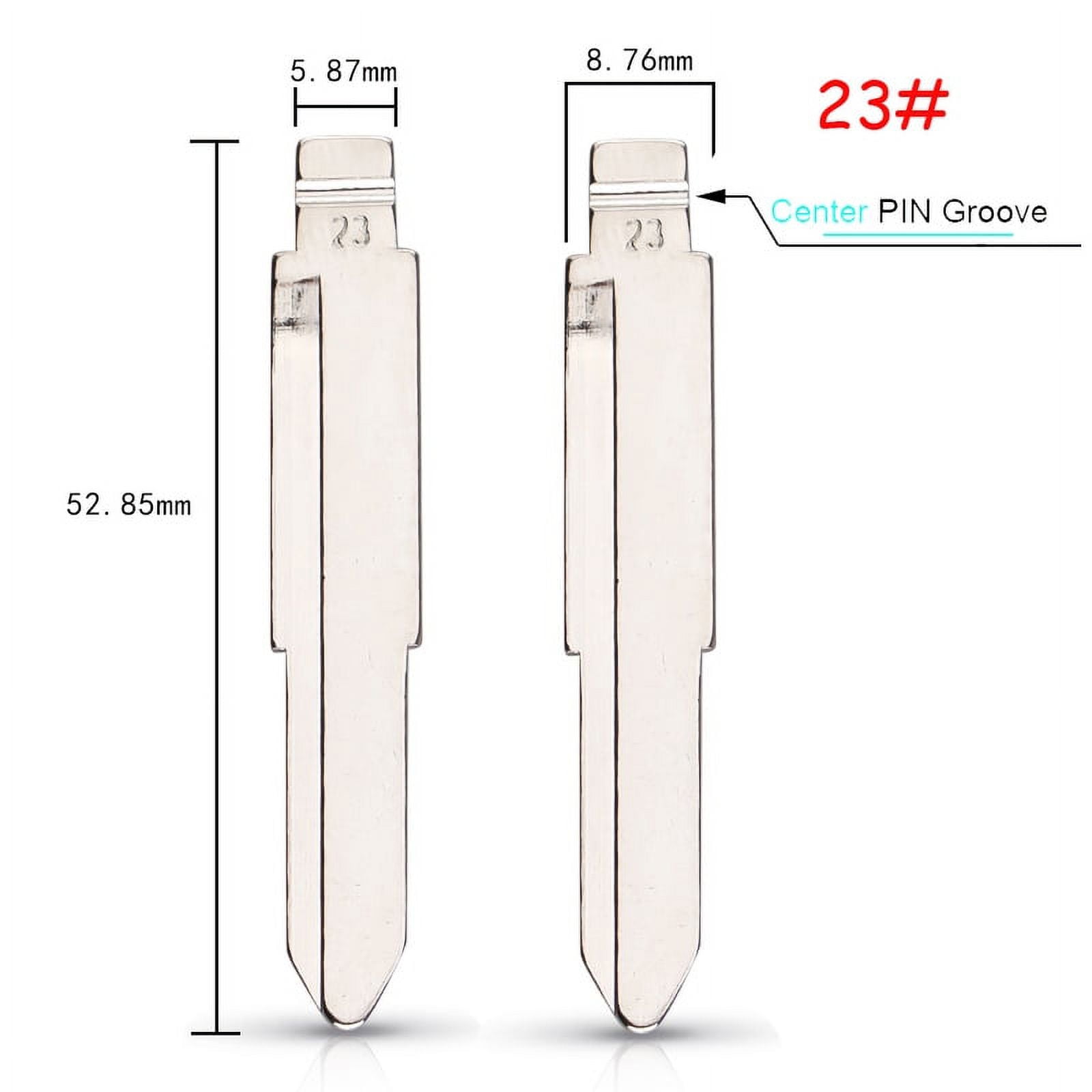 KEYYOU Replacement Flip Key #07 #15 #16 #23 #62 Key Blade For ...