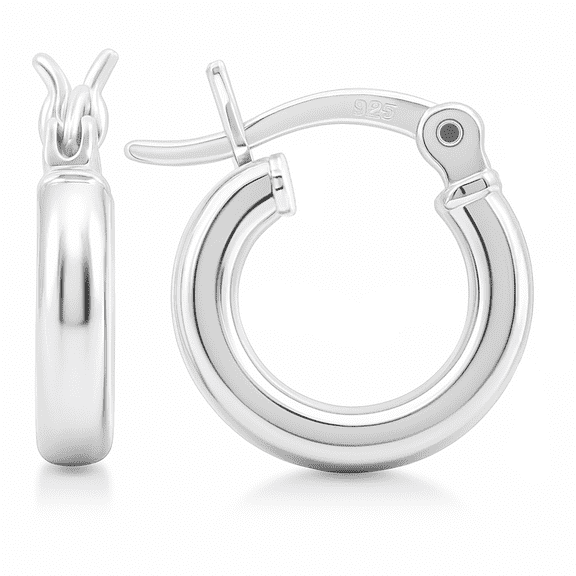 925 Sterling Silver Huggie Hoop Earrings Small Hoop Earrings for Women ...