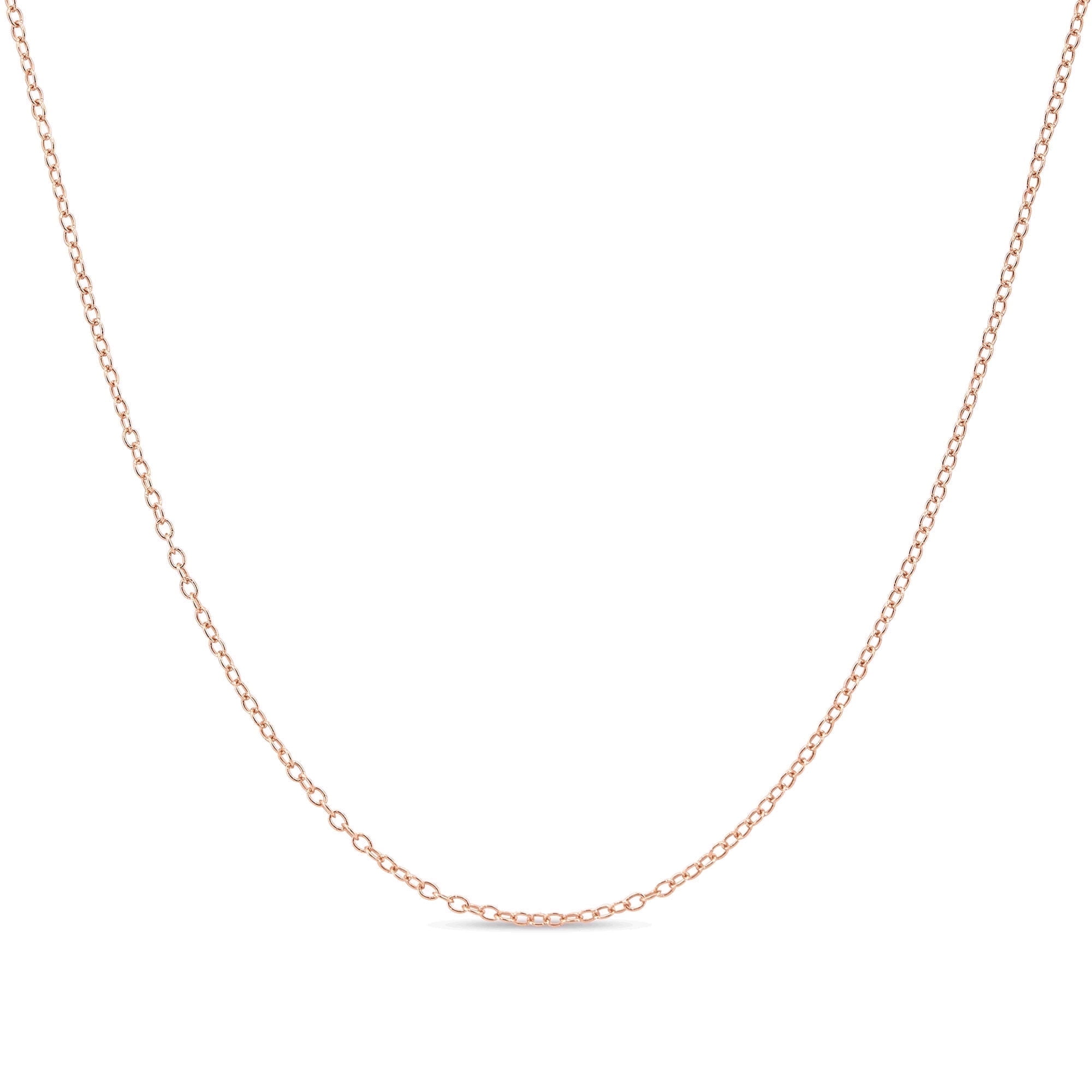 Kezef Silver Chain Necklace for Women, 925 Sterling Silver 1mm Cable ...