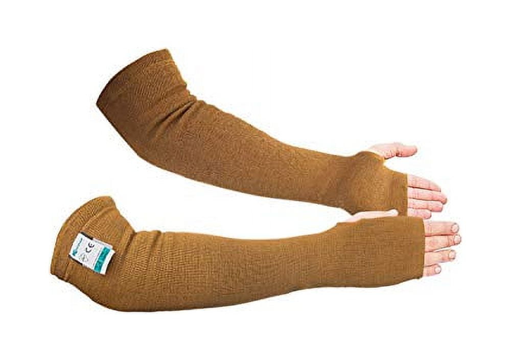 KEZZLED Cut Resistant Arm Sleeves, Kevlar sleeves with Thumb Holes- Arm ...