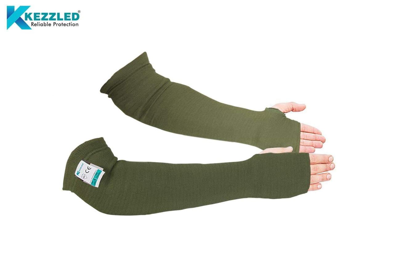 KEZZLED Kevlar Sleeves for Men and Women – 4 Way Protection Long Arm ...