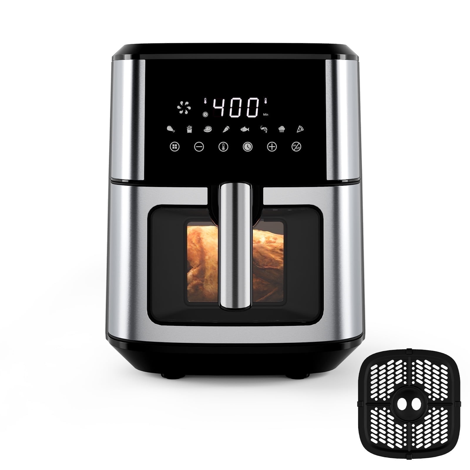 Kitchen Elite Air Fryer Oven, 8.5Qt XL Family Size, 8-in-1 Digital ...