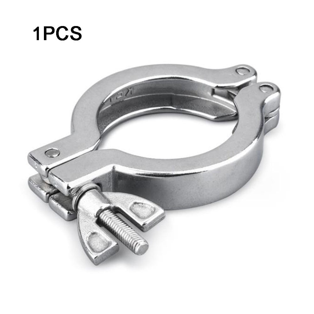 KF25 Vacuum Clamp Aluminum Alloy Clamp + Bracket +Rubber Ring Vacuum ...
