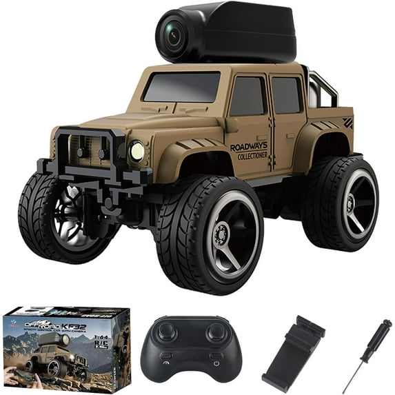 KF32 1:64 RC Mini Climbing Alloy Video Car with APP Control and Radio ...