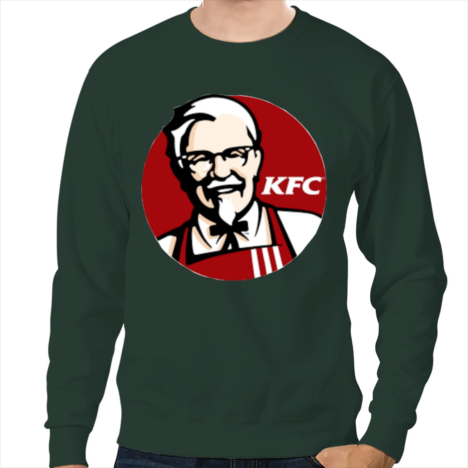 KFC logo Unisex Cotton Sweatshirt - Walmart.com