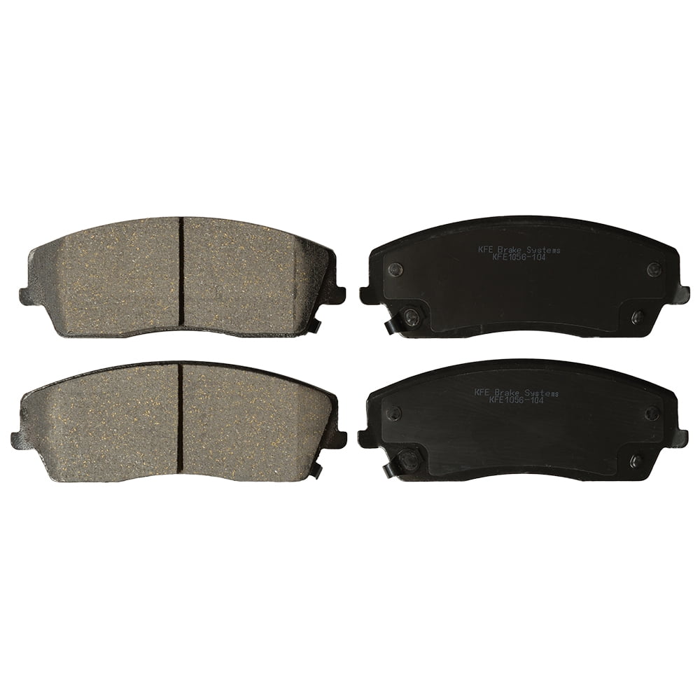 KFE Brake Systems Premium Ceramic Disc Brake Pad Set, Front, Fits ...