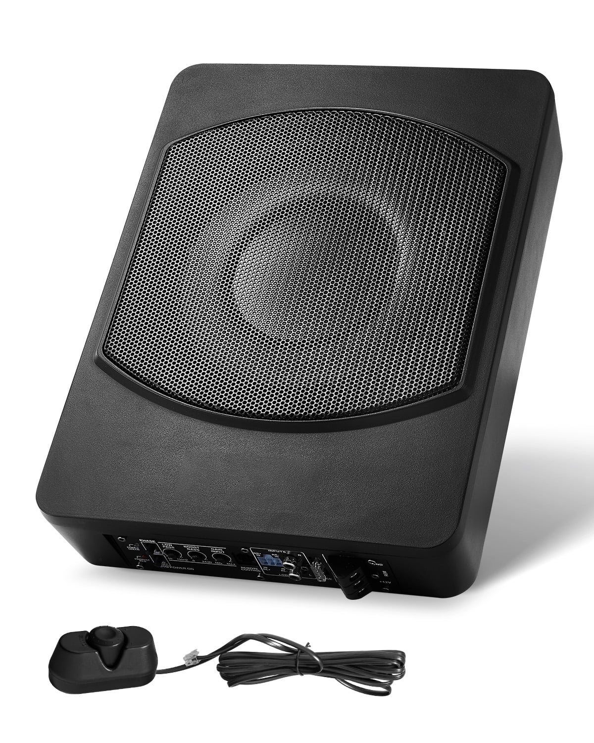 KFFKFF 10" 240W Car Subwoofer Underseat, Slim Design, Amplified Under ...