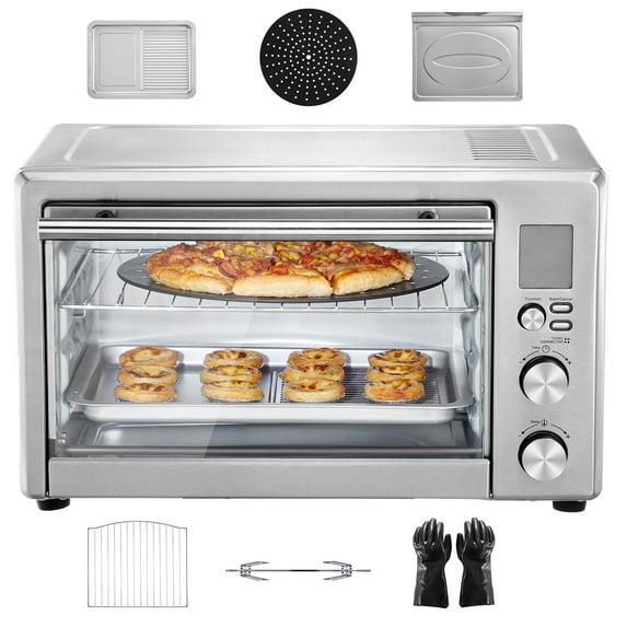 KFFKFF 10-Function Convection Oven, 28L/29.6Qt Versatile Standard Oven ...
