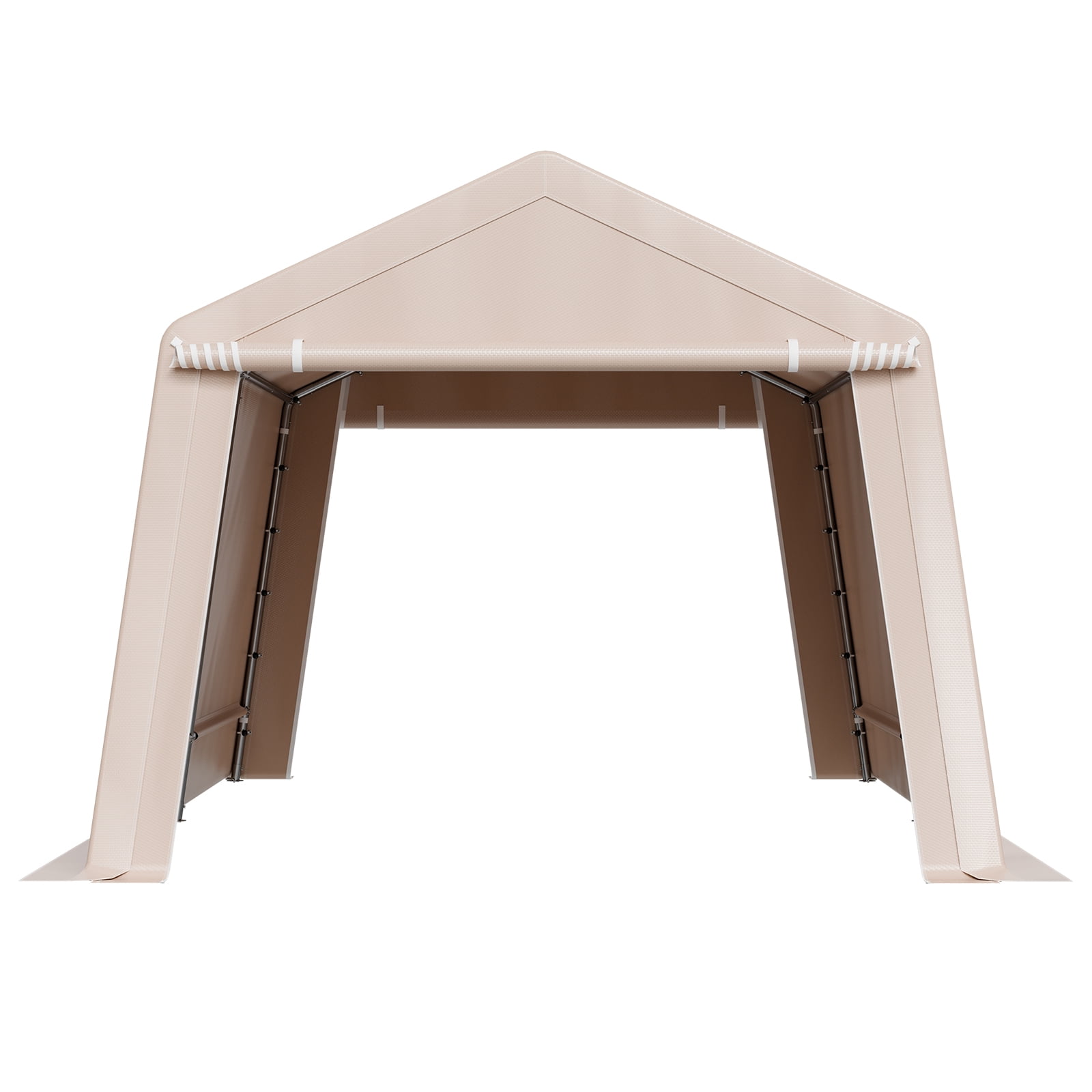 KFFKFF 10 x 15 ft Outdoor Storage Shed with Roll-up Doors & Vents ...