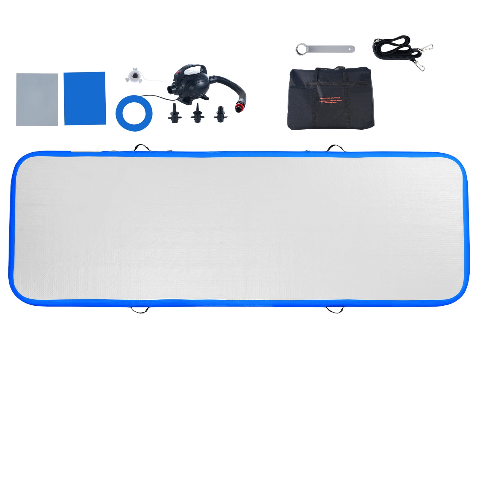 KFFKFF 10FT air cushion inflatable training mat gymnastics gym tumbling ...