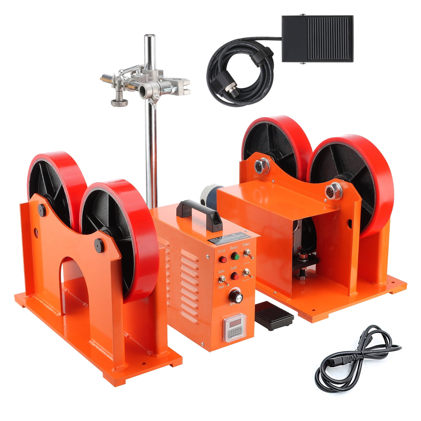 KFFKFF 110V Rotational Rolls Linkage Roller, 1000KG/2205LBS Load ...