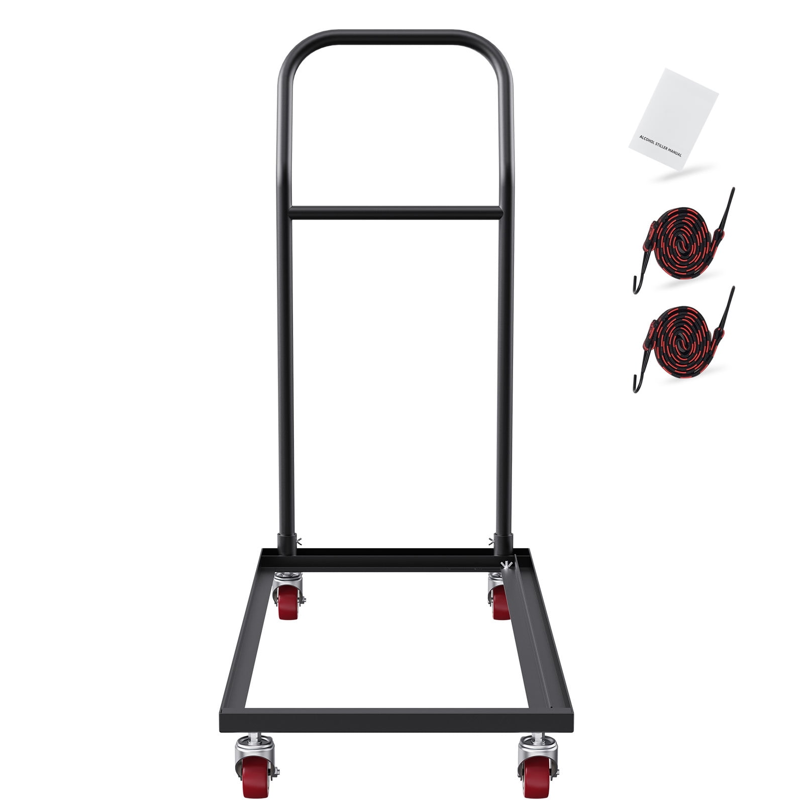 KFFKFF 12 Chairs Folding Chair Storage Dolly Folding Chairs Rack Heavy ...