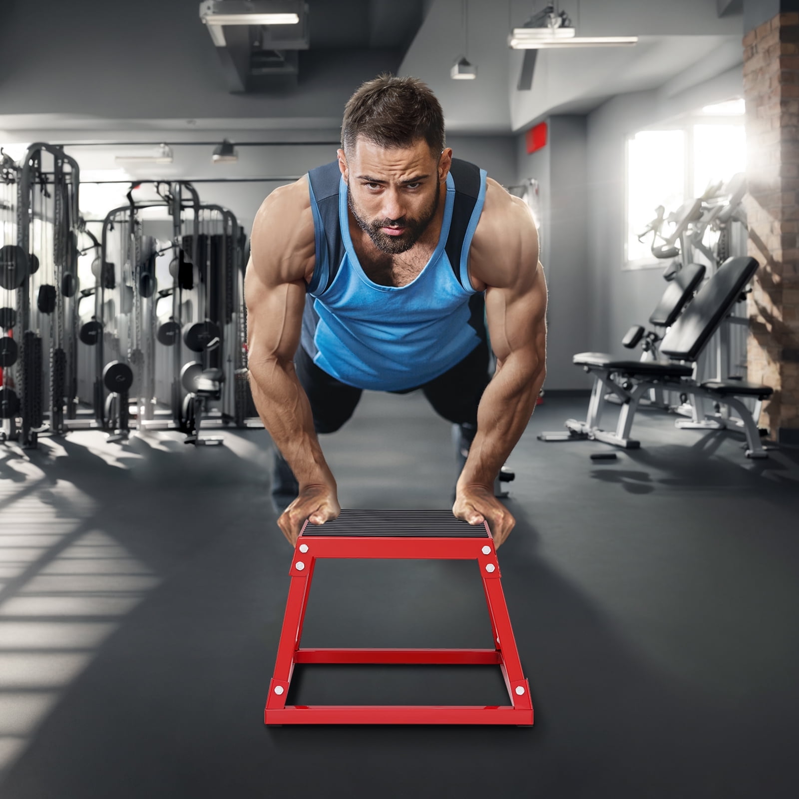 KFFKFF 12" Plyometric Jump Box Fitness Exercise Plyo Box Step Cross ...