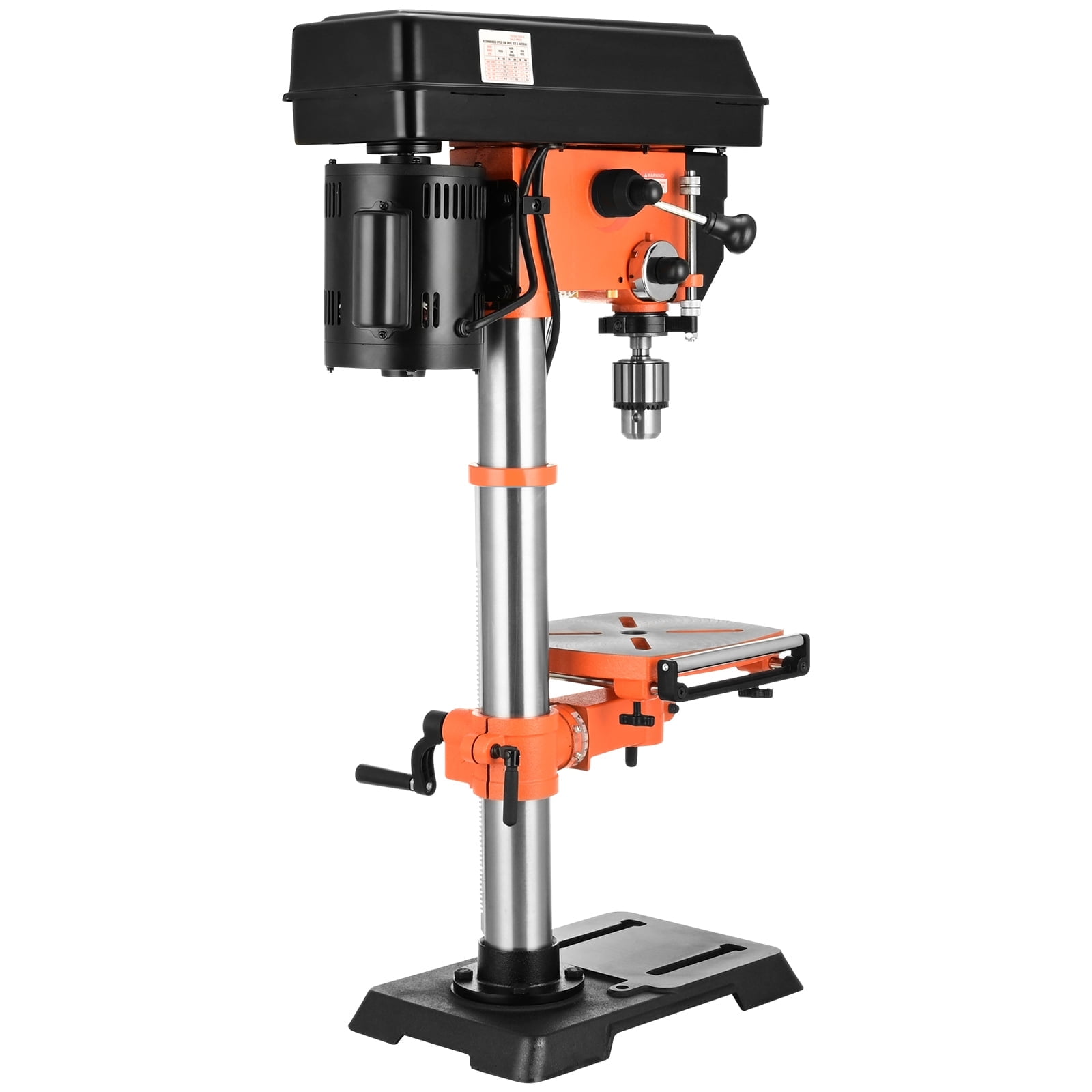 KFFKFF 12-inch Benchtop Drill Press Cast Iron Drill Press 5 Amp ...