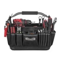 KFFKFF 13-Inch Tool Bag with 33 Pockets, Open Top Design, Durable ...