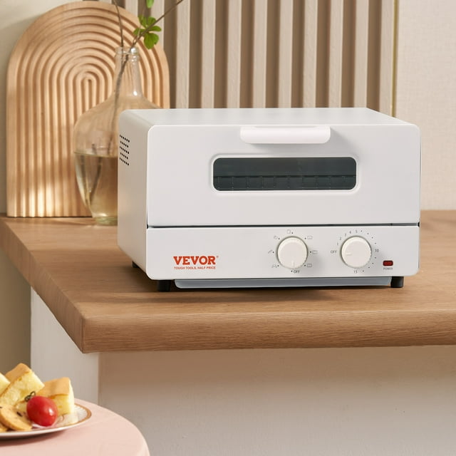 KFFKFF 1300W 7-Mode 12L Steam Oven Toaster Oven 5-in-1 Countertop ...