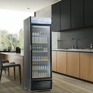 Shallow Depth Indoor/Outdoor Beverage Cooler, White, Standard Height ...