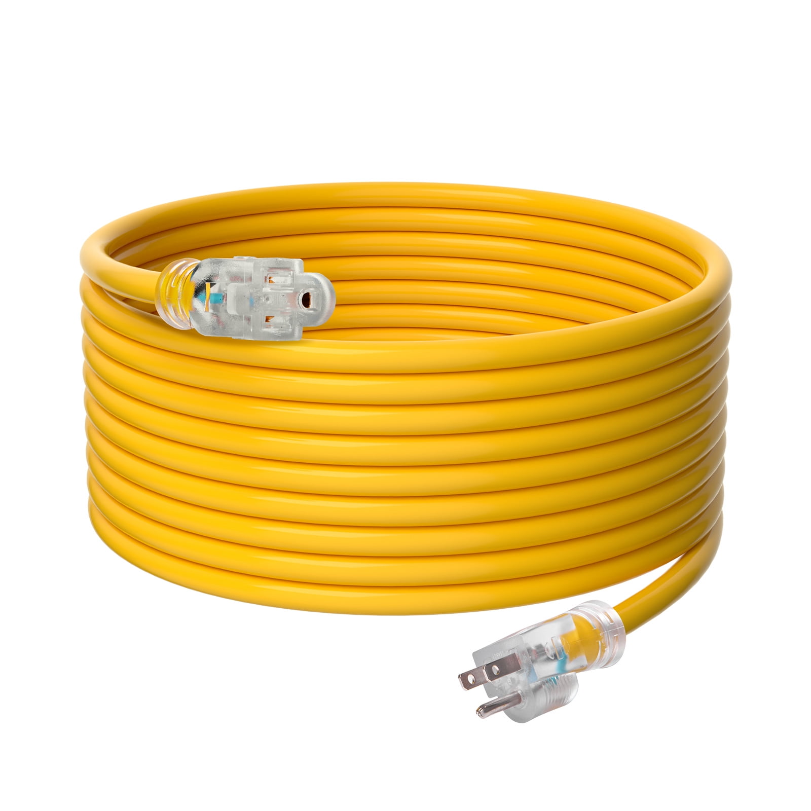 KFFKFF 15-Amp Generator Extension Cable, 25 Feet, 125V 1875W Robust ...