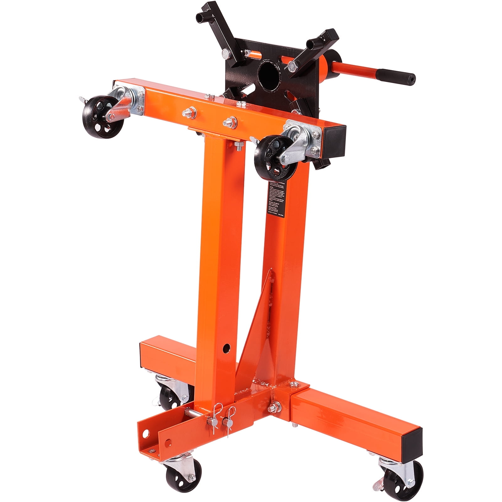 KFFKFF 1500lbs Engine Stand Folding Motor Hoist Dolly w/ Adjustable ...
